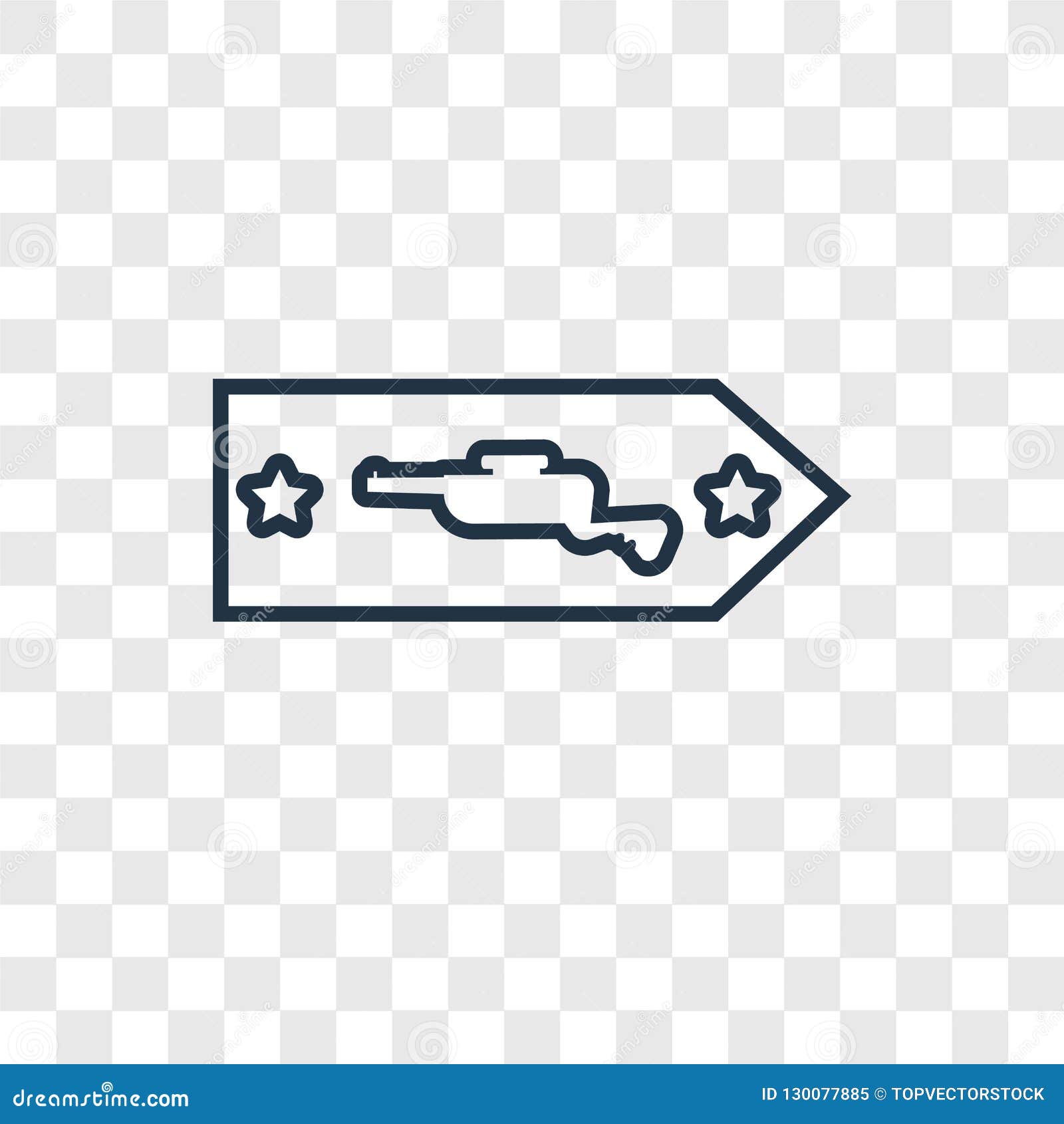 Rank Concept Vector Linear Icon Isolated on Transparent Background ...