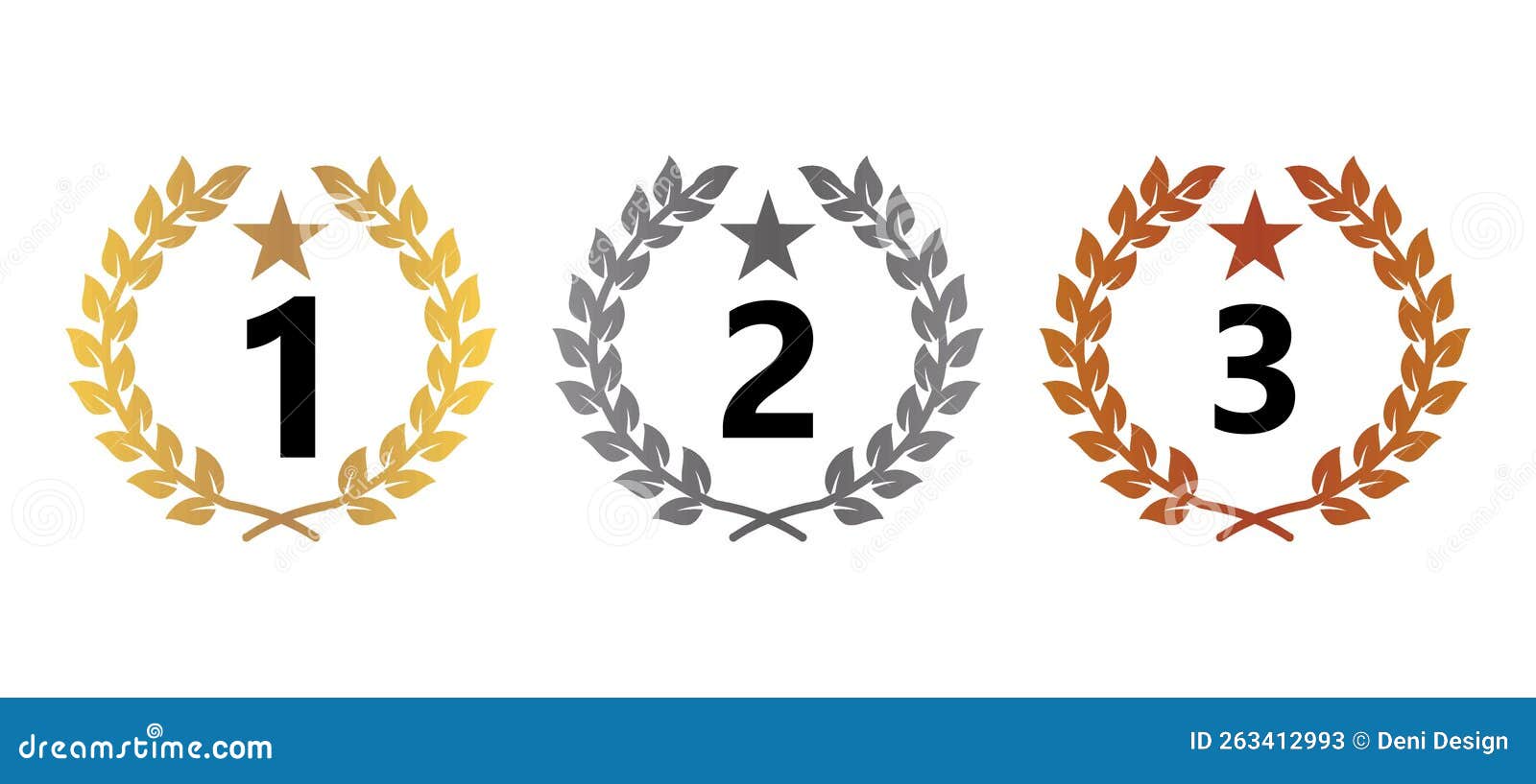 Rank stock vector. Illustration of competition, honor - 263412993