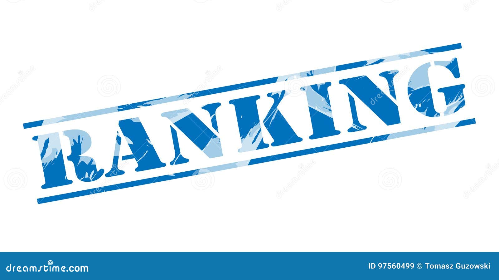 Ranking blue stamp stock illustration. Illustration of blue - 97560499