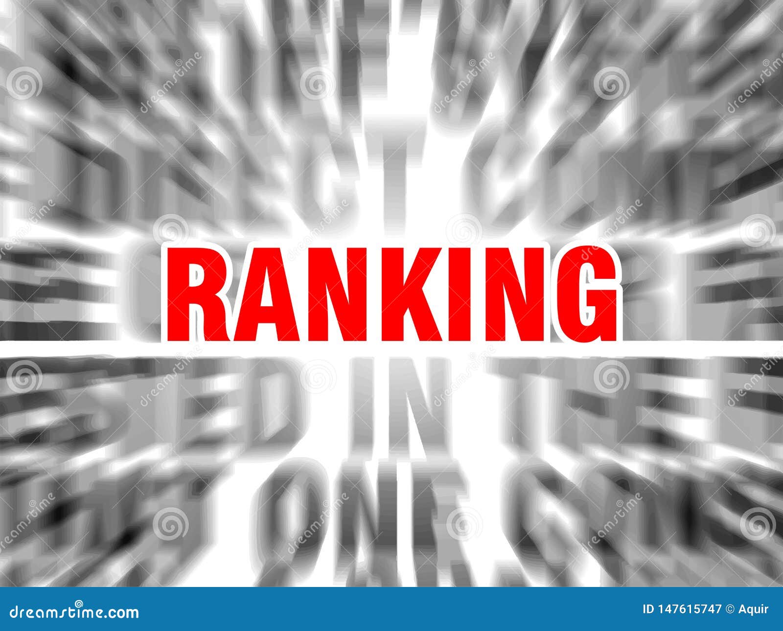Ranking stock vector. Illustration of focus, blur, topic - 147615747