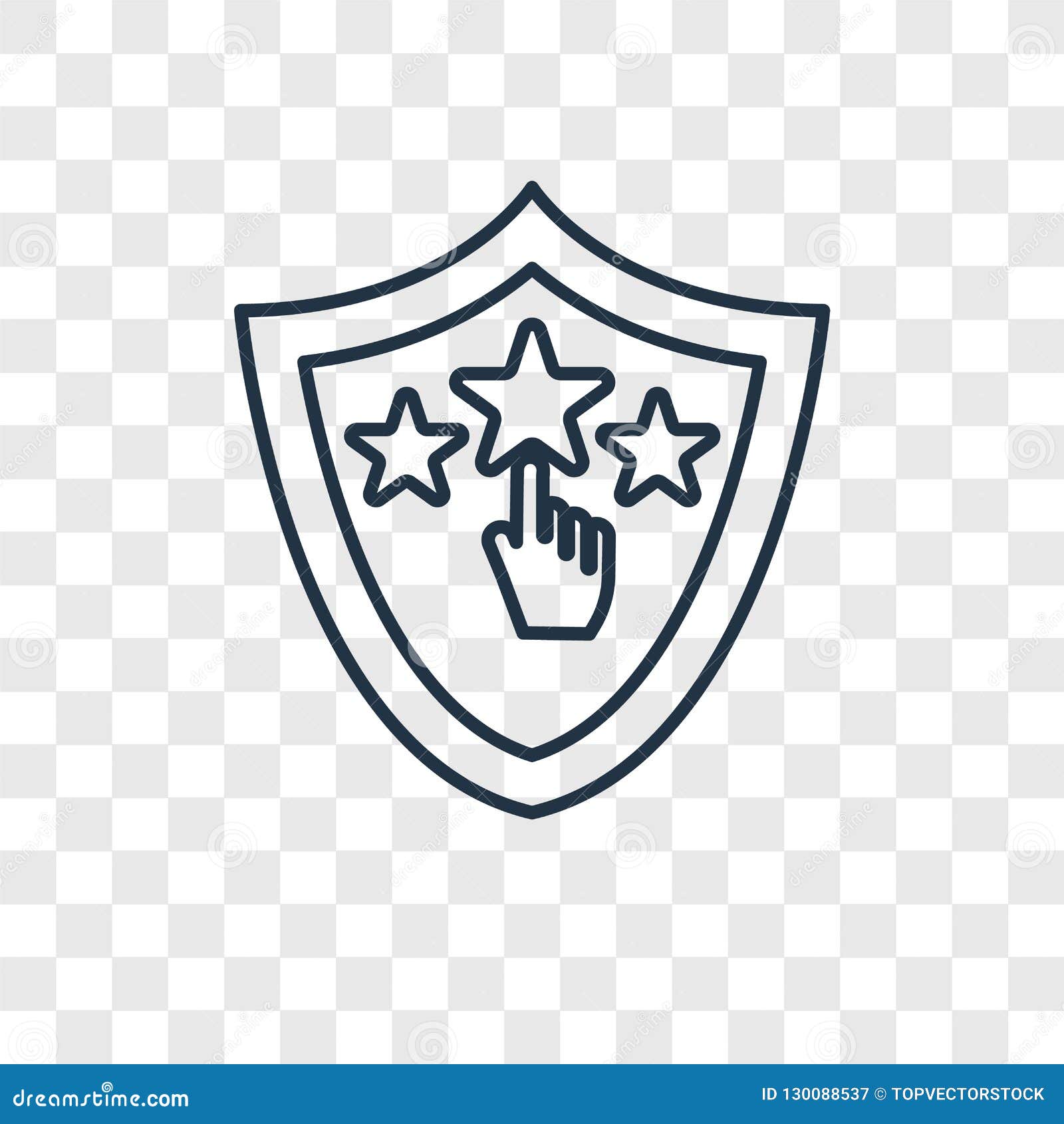 Ranking Concept Vector Linear Icon Isolated on Transparent Background ...