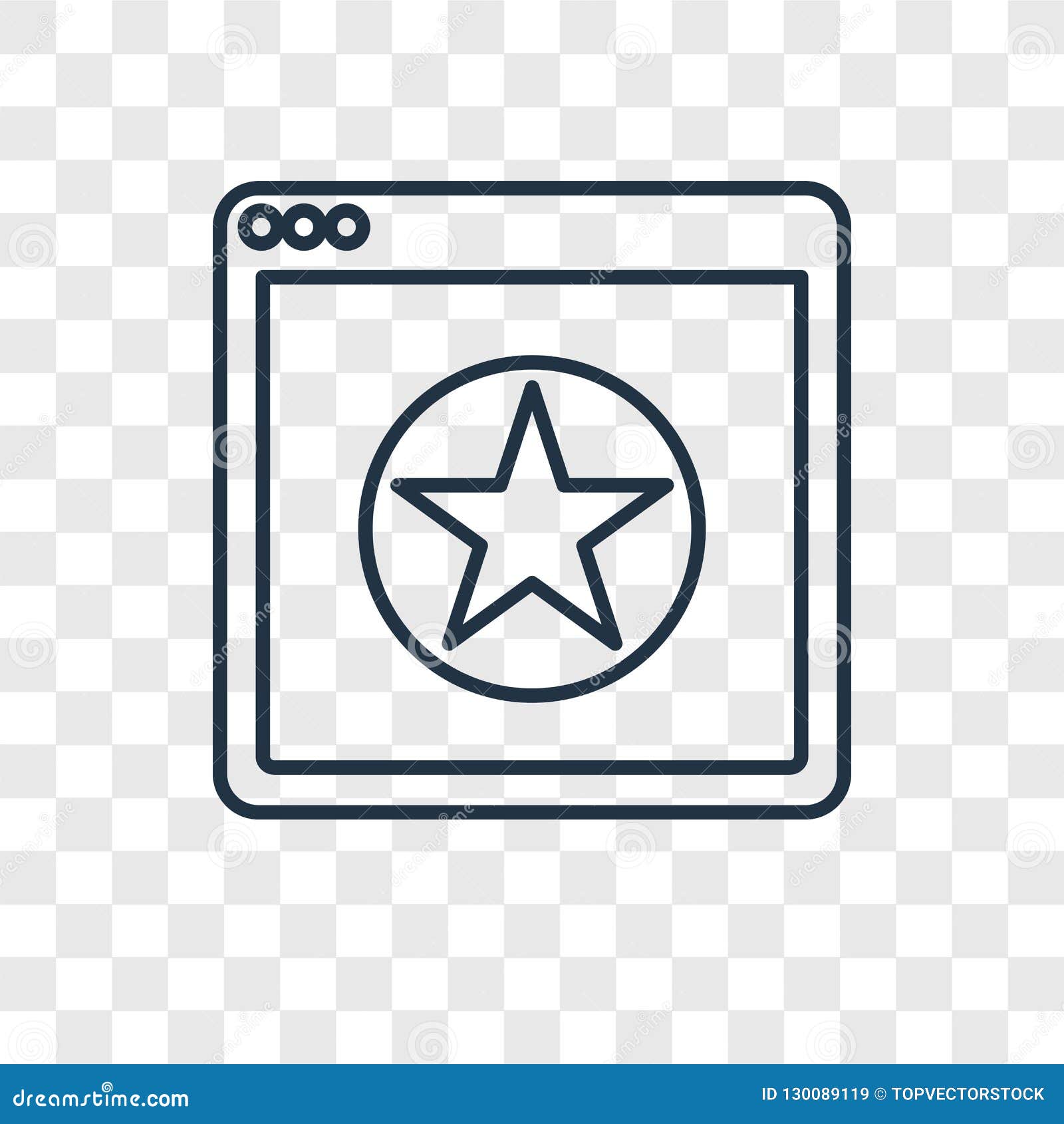 Ranking Concept Vector Linear Icon Isolated on Transparent Background ...