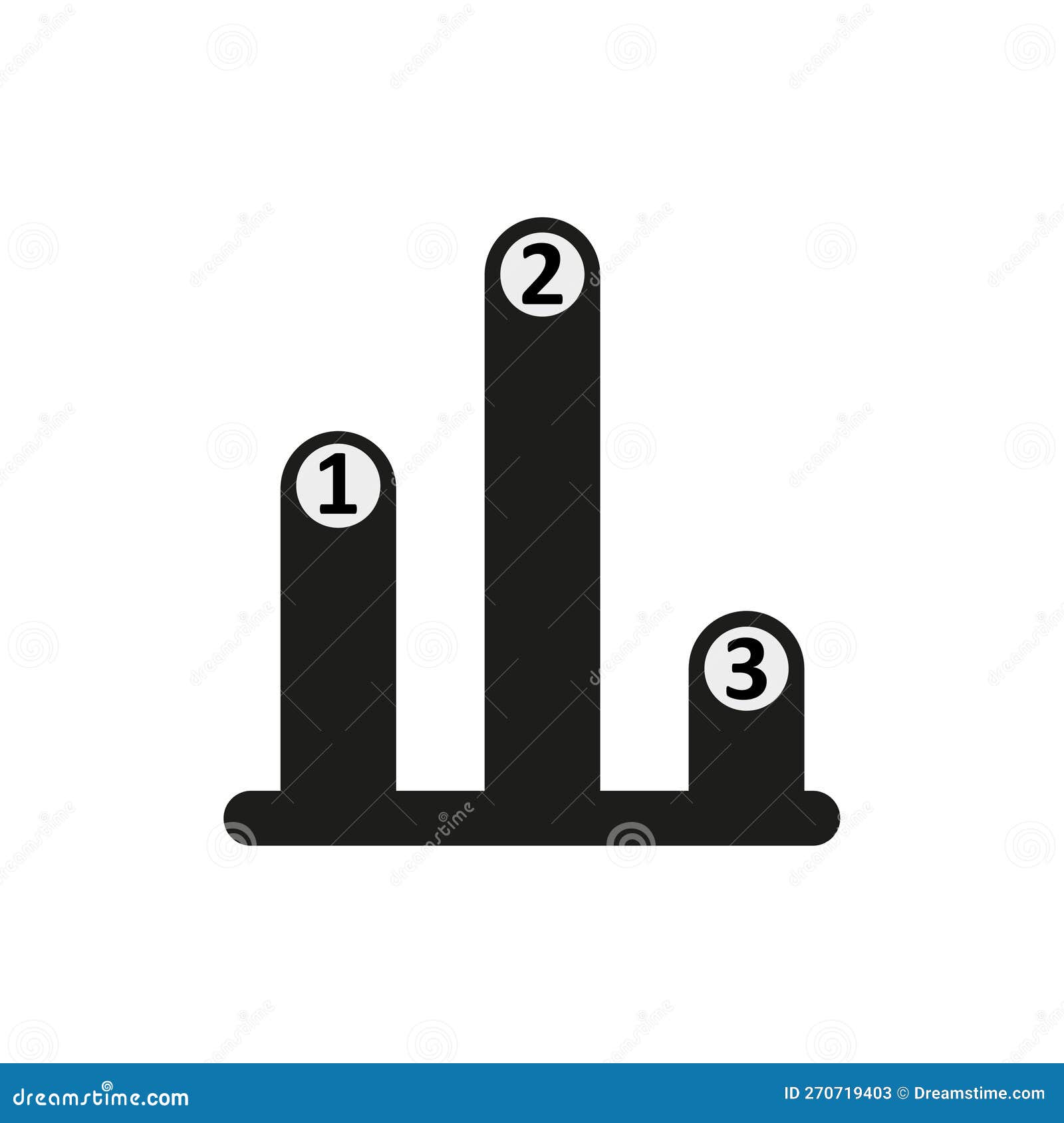 Ranking Icon Columb. Social Media. Vector Illustration Stock Vector ...