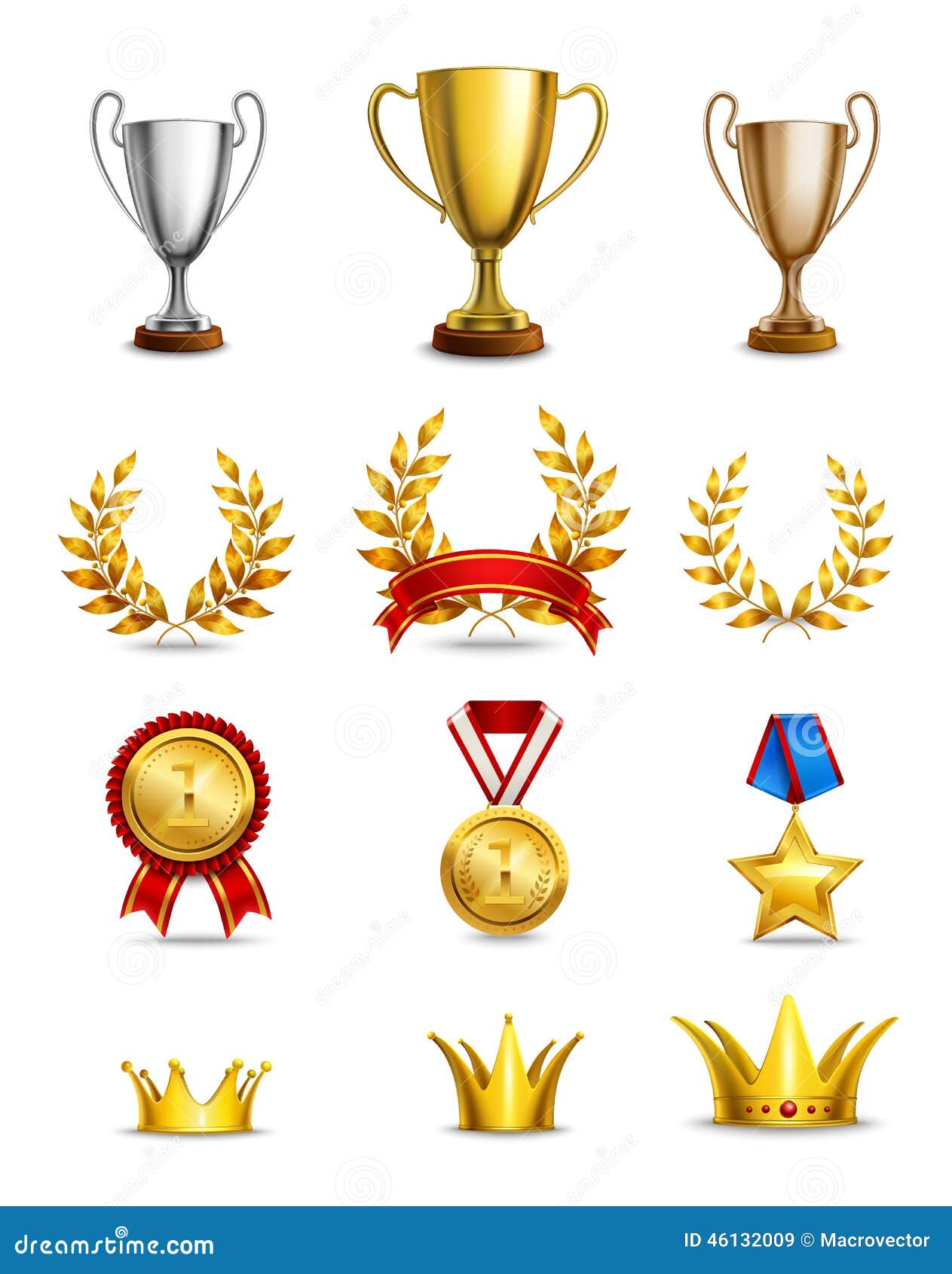 Ranking icons set stock vector. Illustration of prize - 46132009