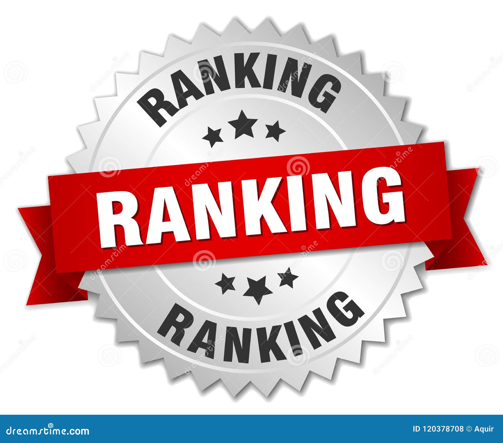 Ranking stock vector. Illustration of banner, medal - 120378708