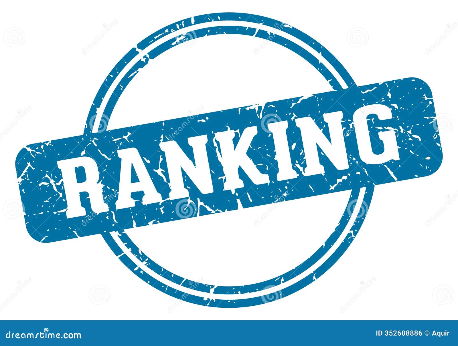Ranking stamp stock illustration. Illustration of vignette - 352608886
