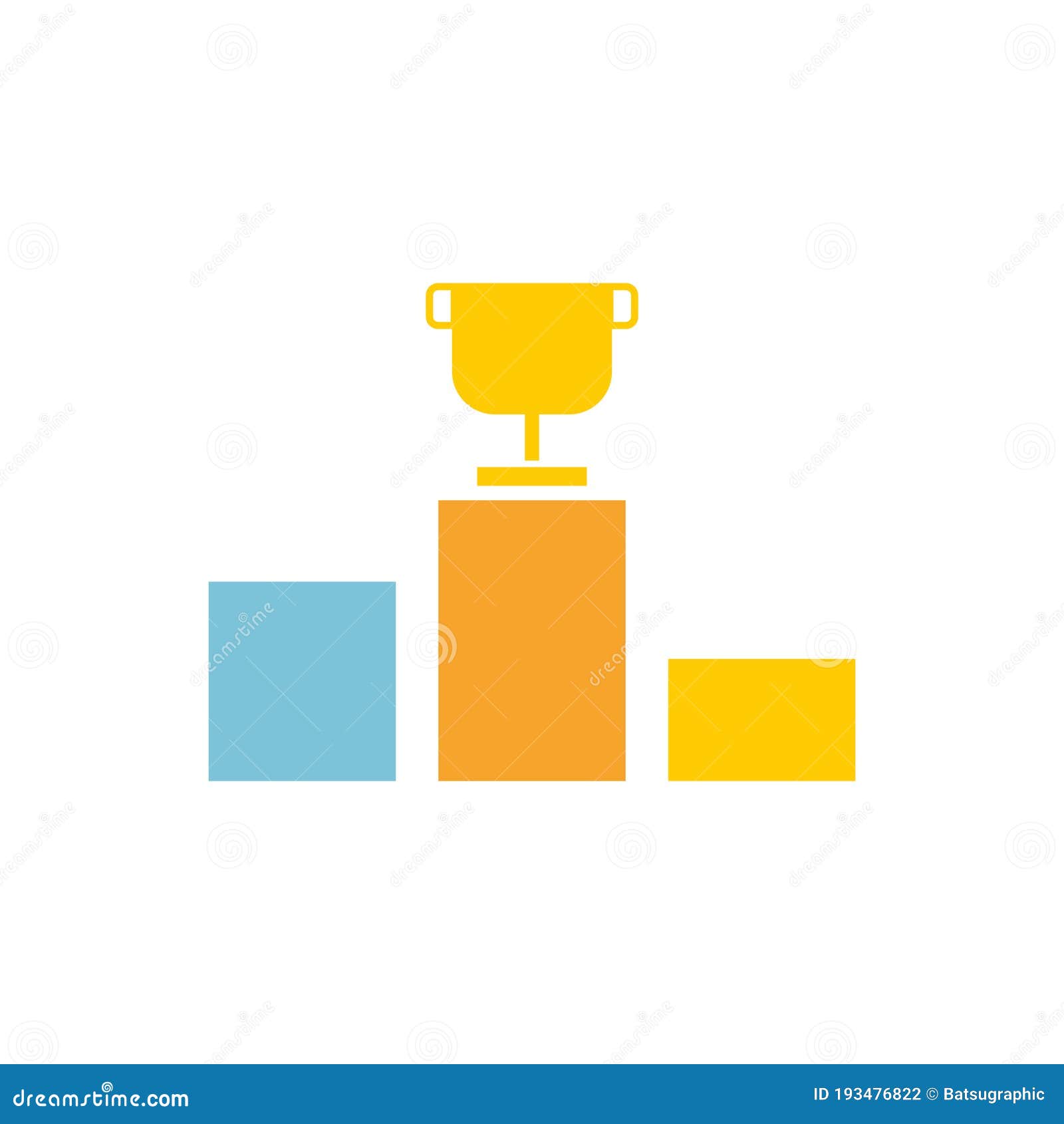 Ranking Vector Icon Logo Design Stock Vector - Illustration of prize ...
