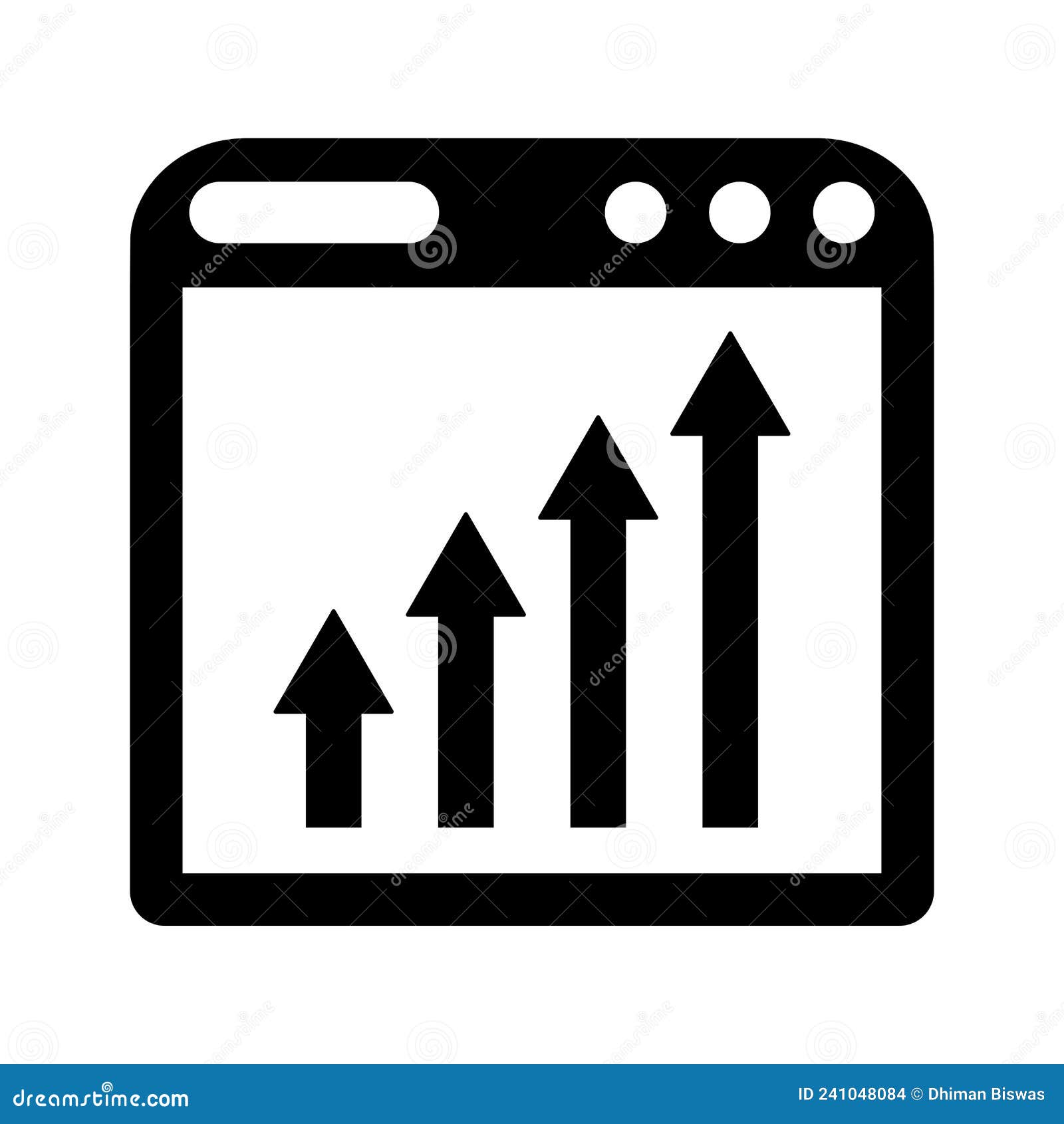 Ranking, Website, Web Icon. Black Vector Graphics Stock Illustration ...