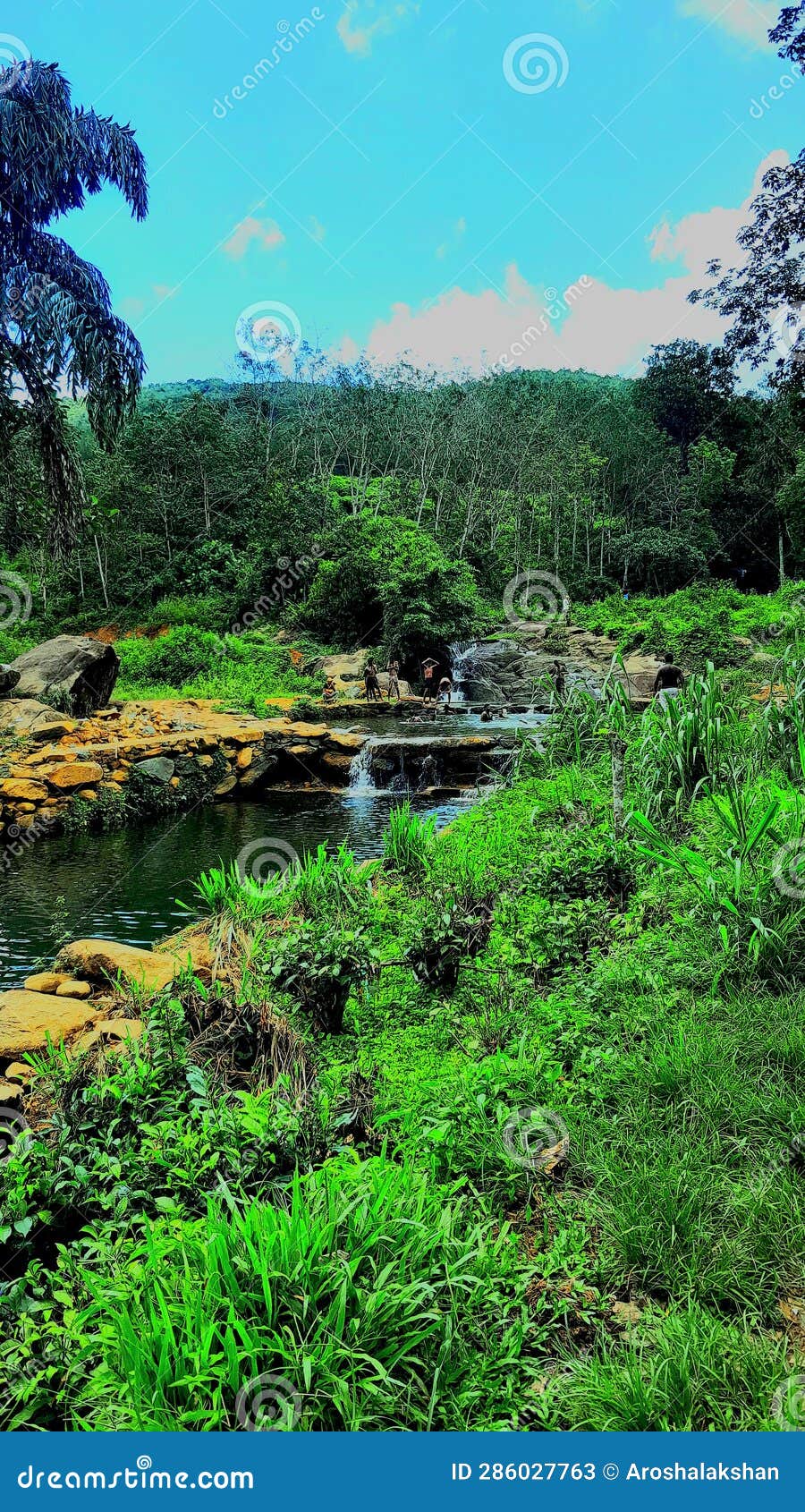 Rannagala Watarr Pool in Mathugama Sri Lanka Stock Image - Image of ...