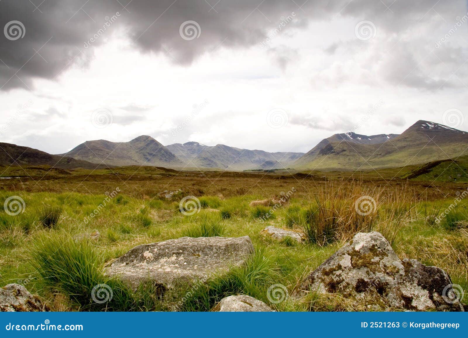 Rannoch Moor stock image. Image of beautiful, black, mount - 2521263