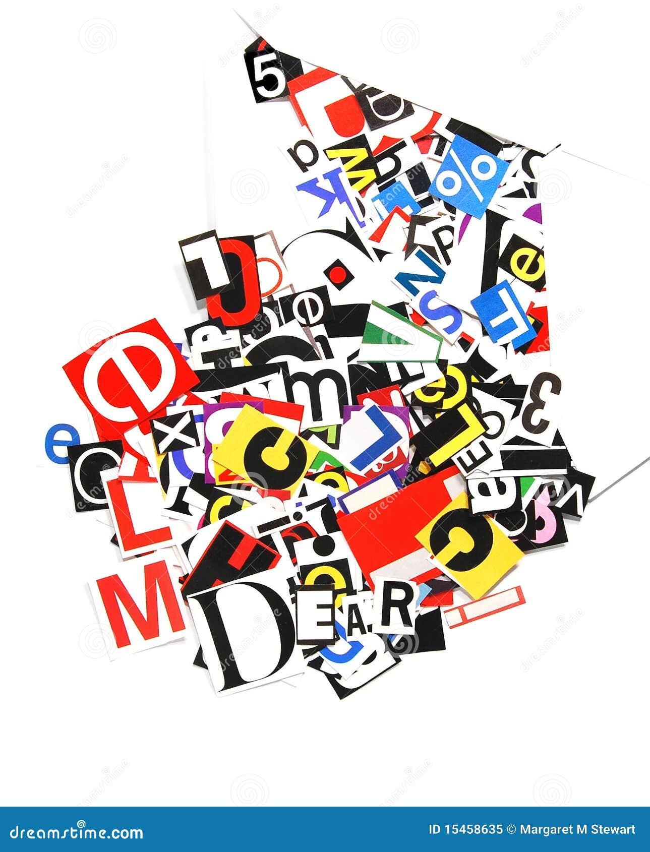 Ransom letters stock image. Image of character, ransom - 15458635