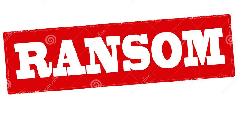 Ransom stock vector. Illustration of sign, symbol, stamp - 82272516