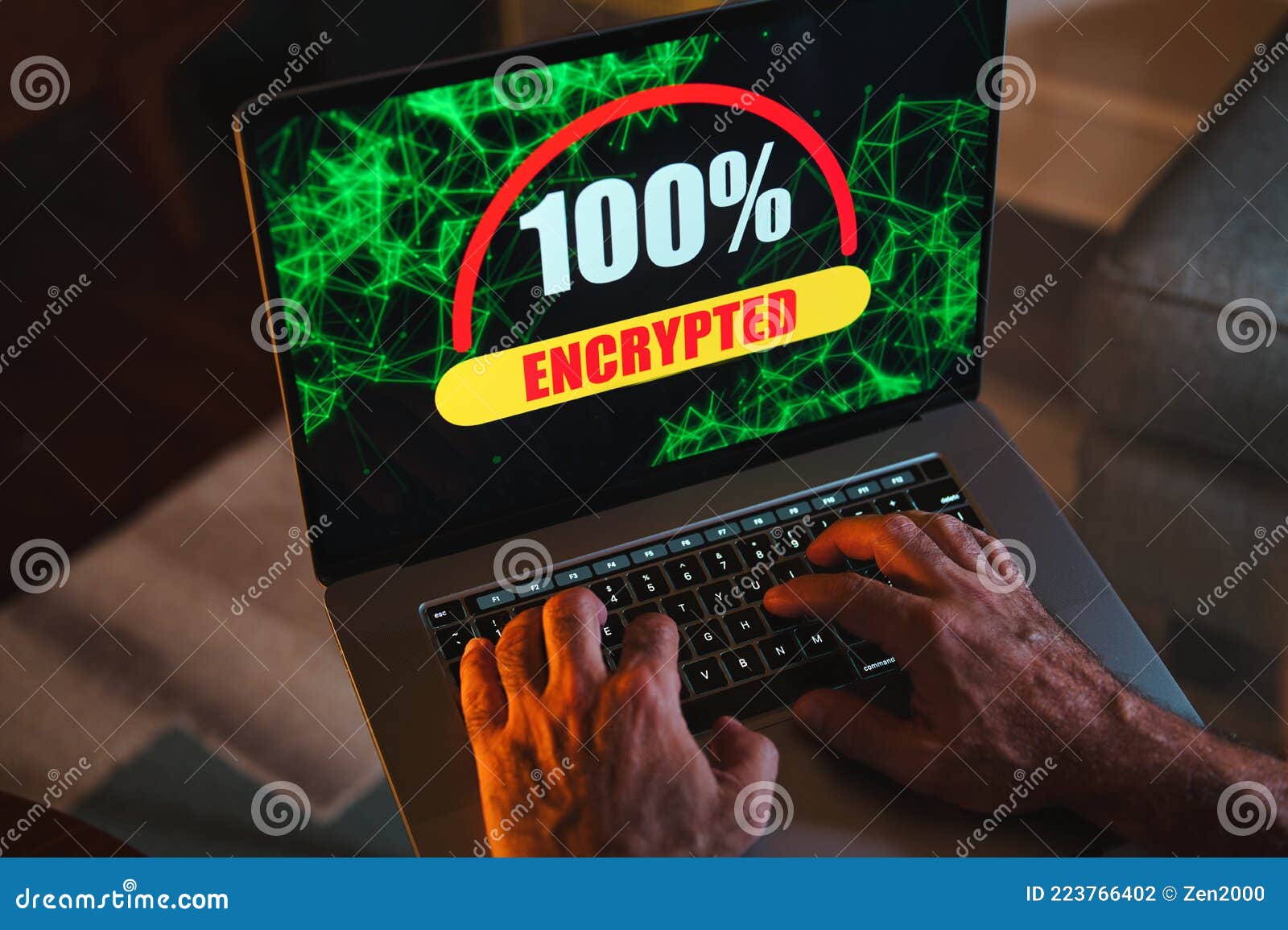 Ransom Ware, Red Alert Among User Activities Terms On Green Digital ...