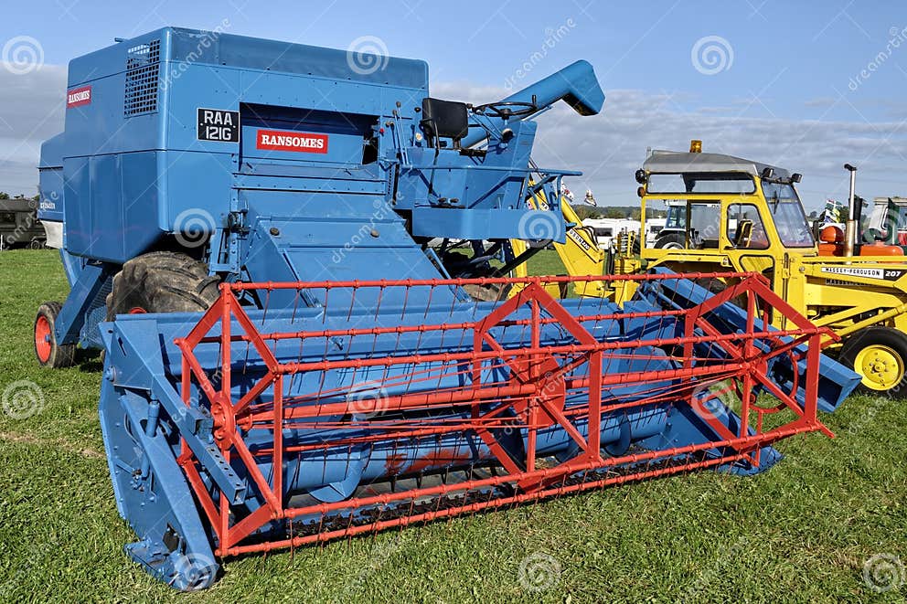 1968 Ransomes Crusader Combine Harvester Editorial Stock Photo - Image ...