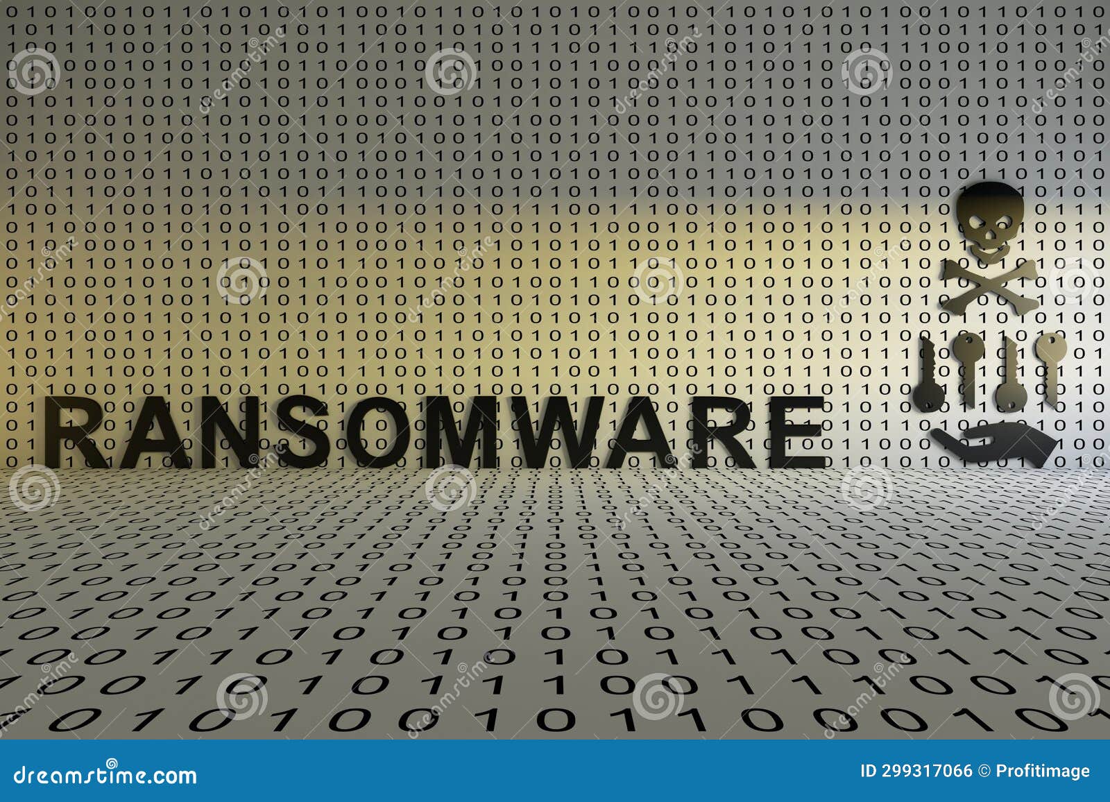 Ransomware Concept : Hacker With Notebook Computer Showing Sign Stock ...