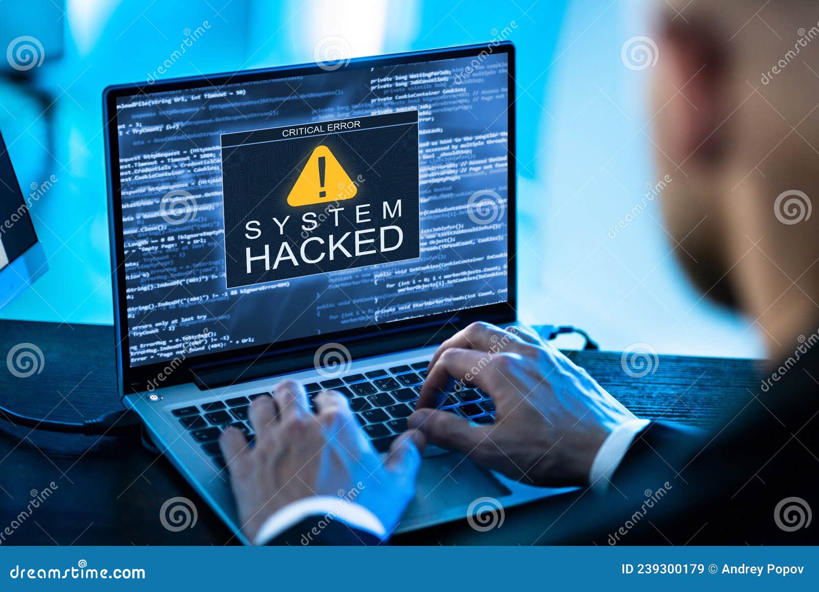 Ransomware Malware Attack and Breach Stock Image - Image of ransomware ...