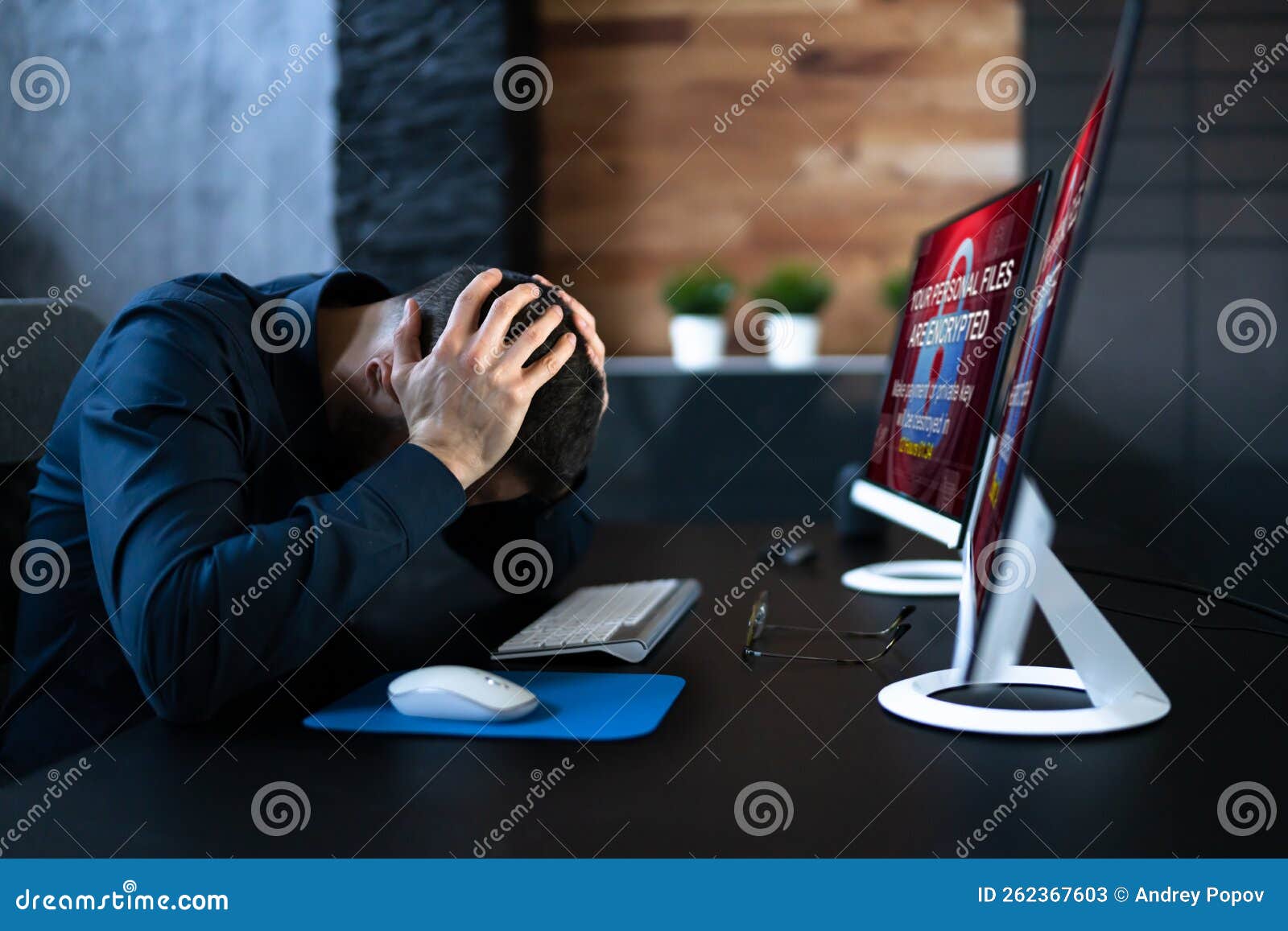 Ransomware Malware Cyber Attack Stock Image - Image of alert, lock ...