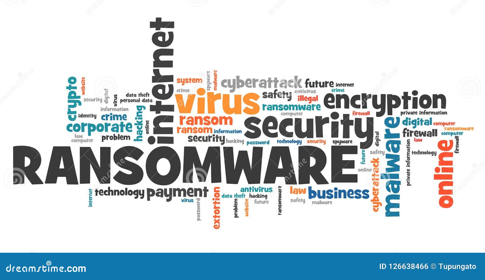 Ransomware virus stock illustration. Illustration of keyword - 126638466