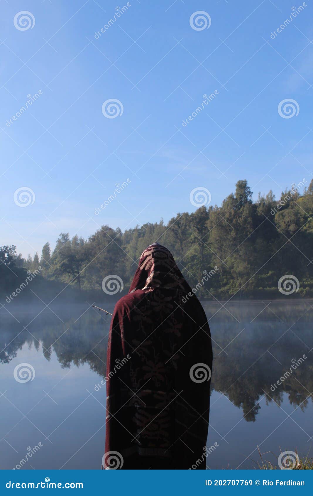 Ranu Pane Lake, Semeru Mountain Stock Image - Image of painting, poster ...