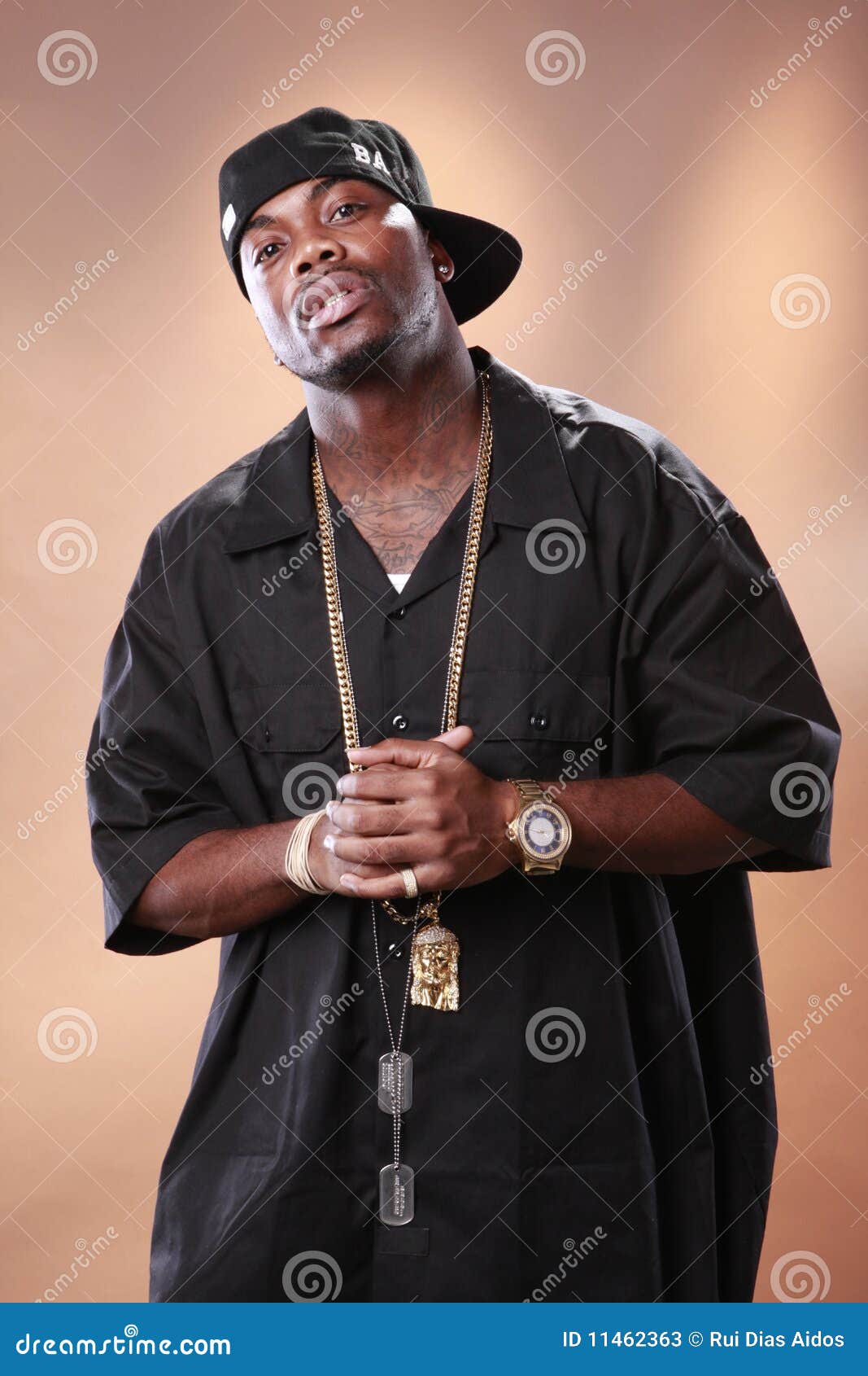 Rap Artist Christopher Smith Stock Image - Image of intensity, dance ...