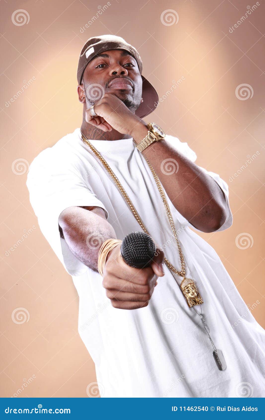 Rap Artist Christopher Smith Stock Photo - Image of mesh, entertain ...
