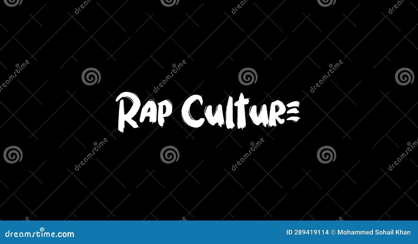 Rap Culture Grunge Transition Effect of Typography Text Animation on ...