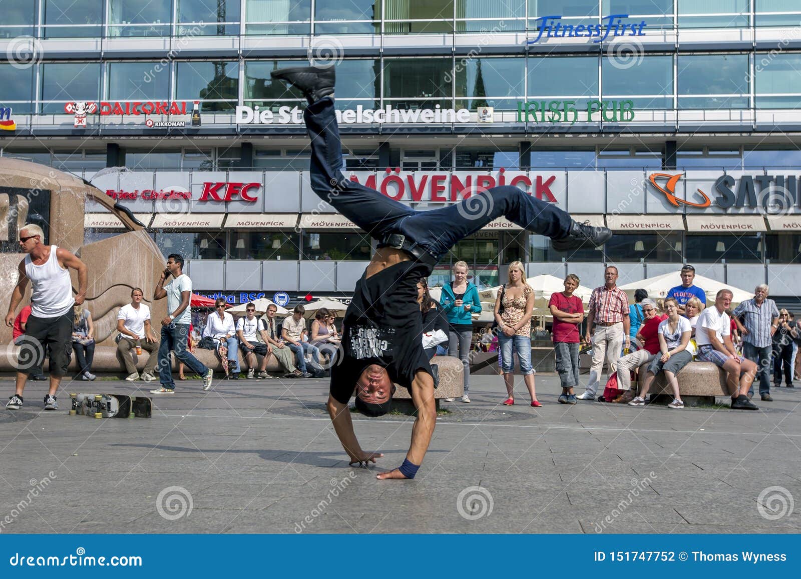 A Rap Dancer Performing in a Park. Editorial Photography - Image of ...