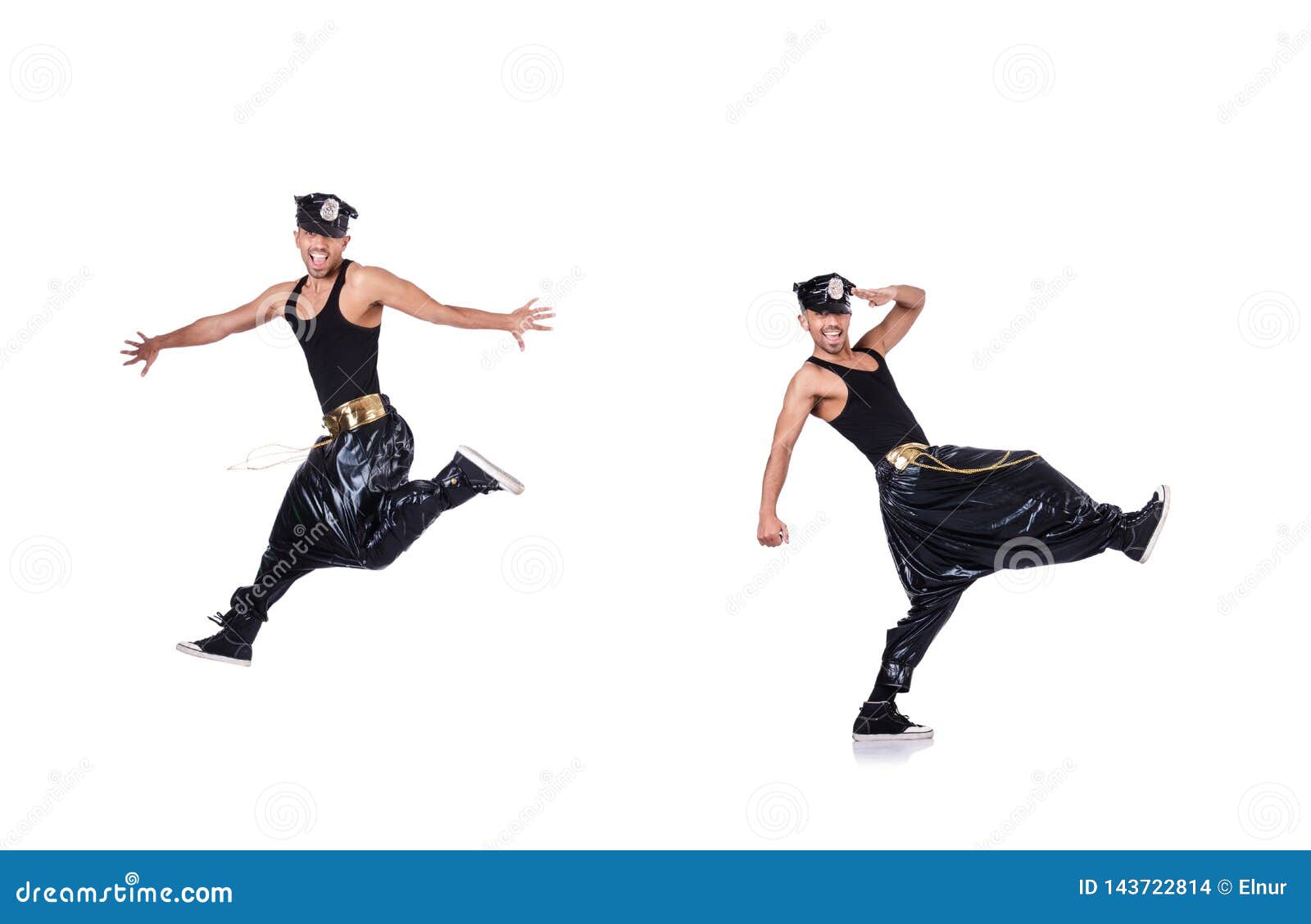 The Rap Dancer Isolated on the White Stock Photo - Image of moving ...
