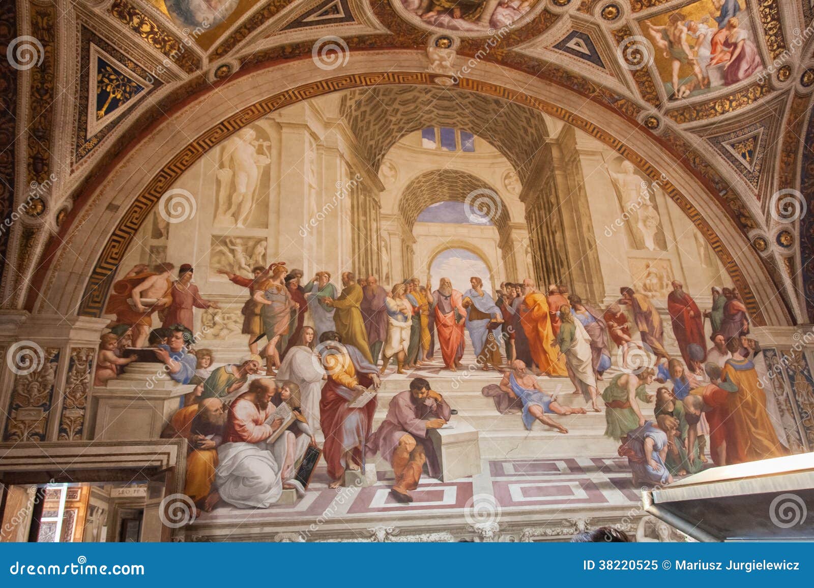 Raphael Rooms editorial image. Image of ceiling, artwork - 38220525