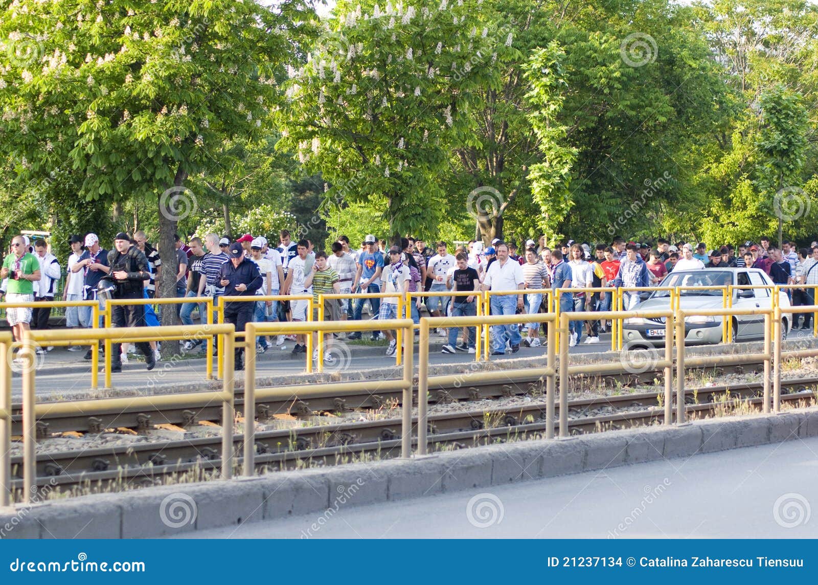 Rapid Bucharest supporters editorial stock image. Image of team - 21237134