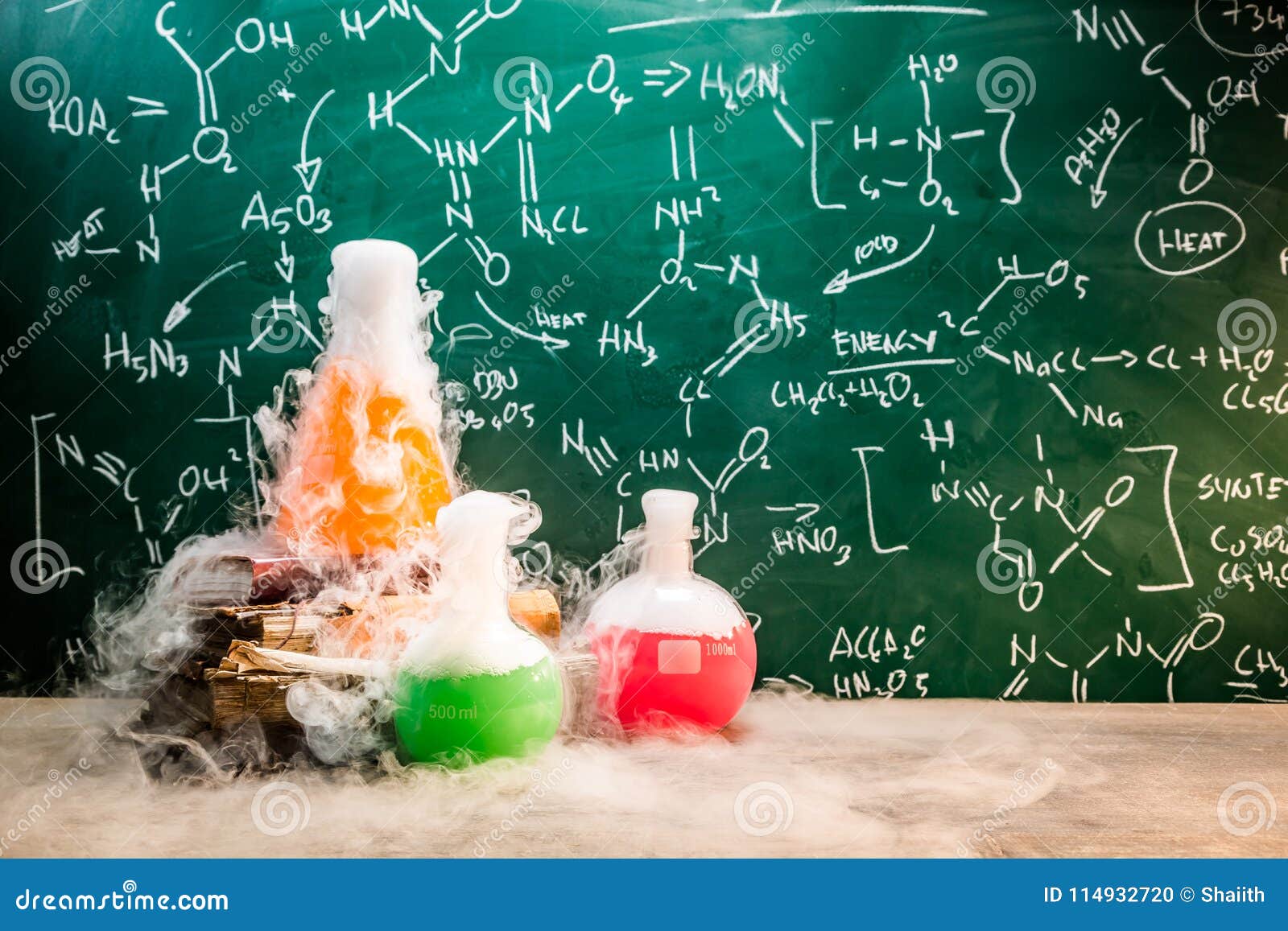 Rapid Chemical Reaction on Chemistry Lessons in School Stock Photo ... Rapid Chemical Reaction on Chemistry Lessons in School Stock Photo ...