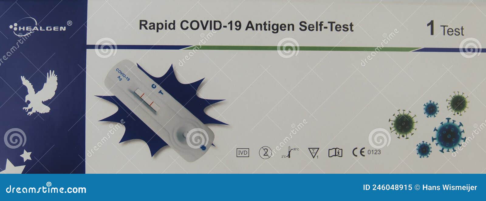 Rapid Covid-19 Antigen Self Te Editorial Image - Image of covid, health ...