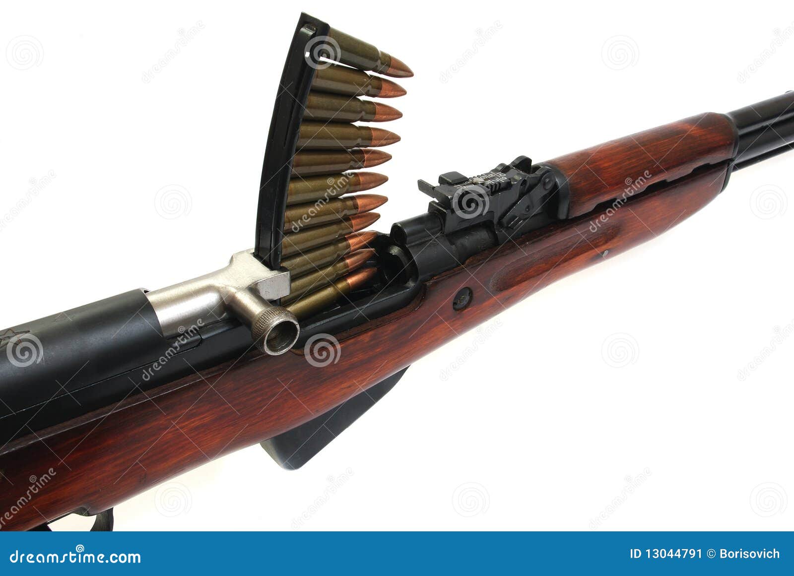 Rapid-firing Carbine Simonov Stock Image - Image of close, rifle: 13044791