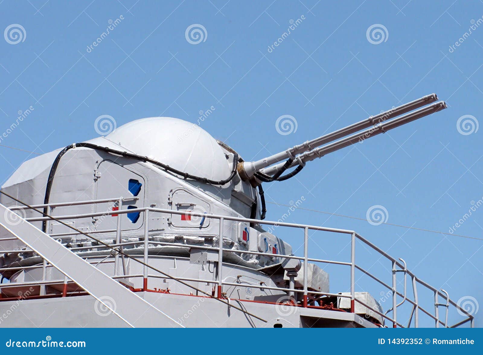 Rapid-firing gun stock photo. Image of firing, cannon - 14392352