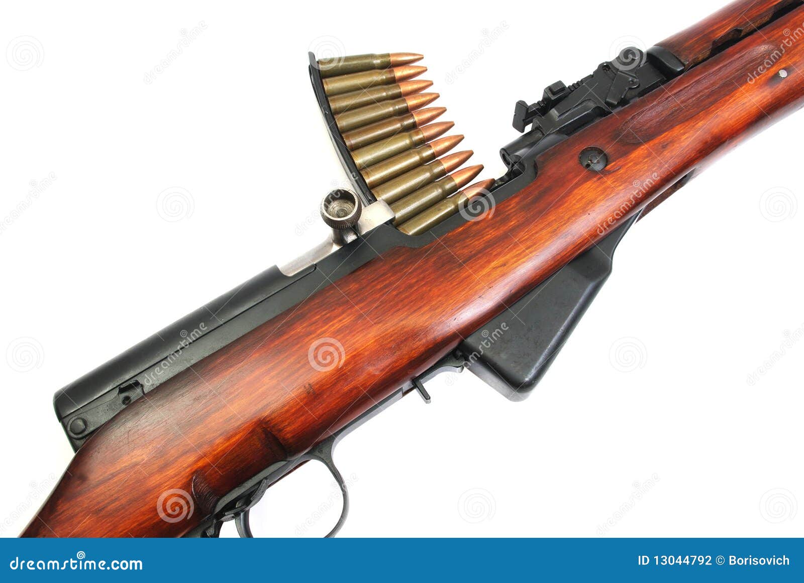 Rapid-firing rifle Simonov stock photo. Image of aspirations - 13044792