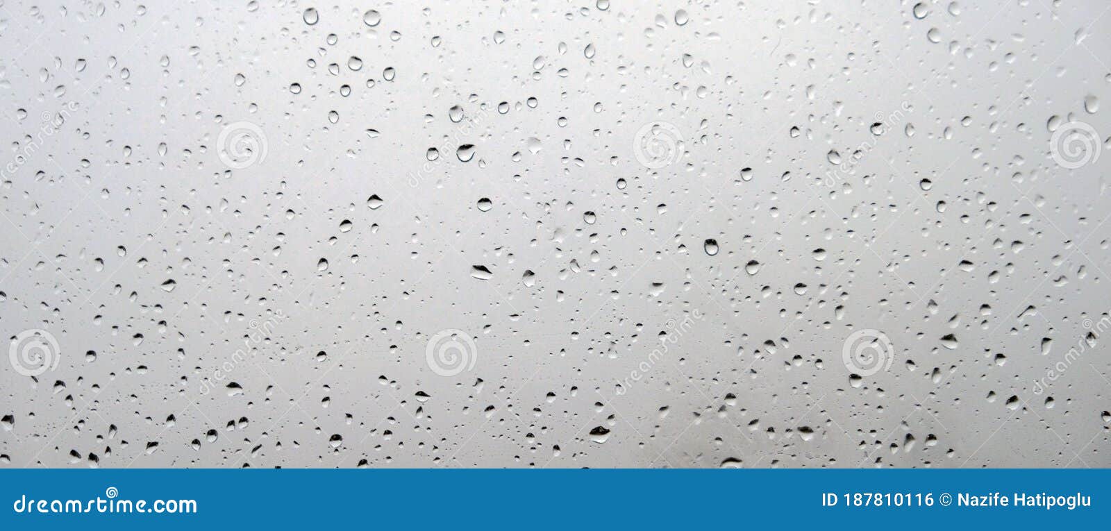 Rapid Flow of Rain Drops Falling on the Glass, Moving Raindrops on the ...