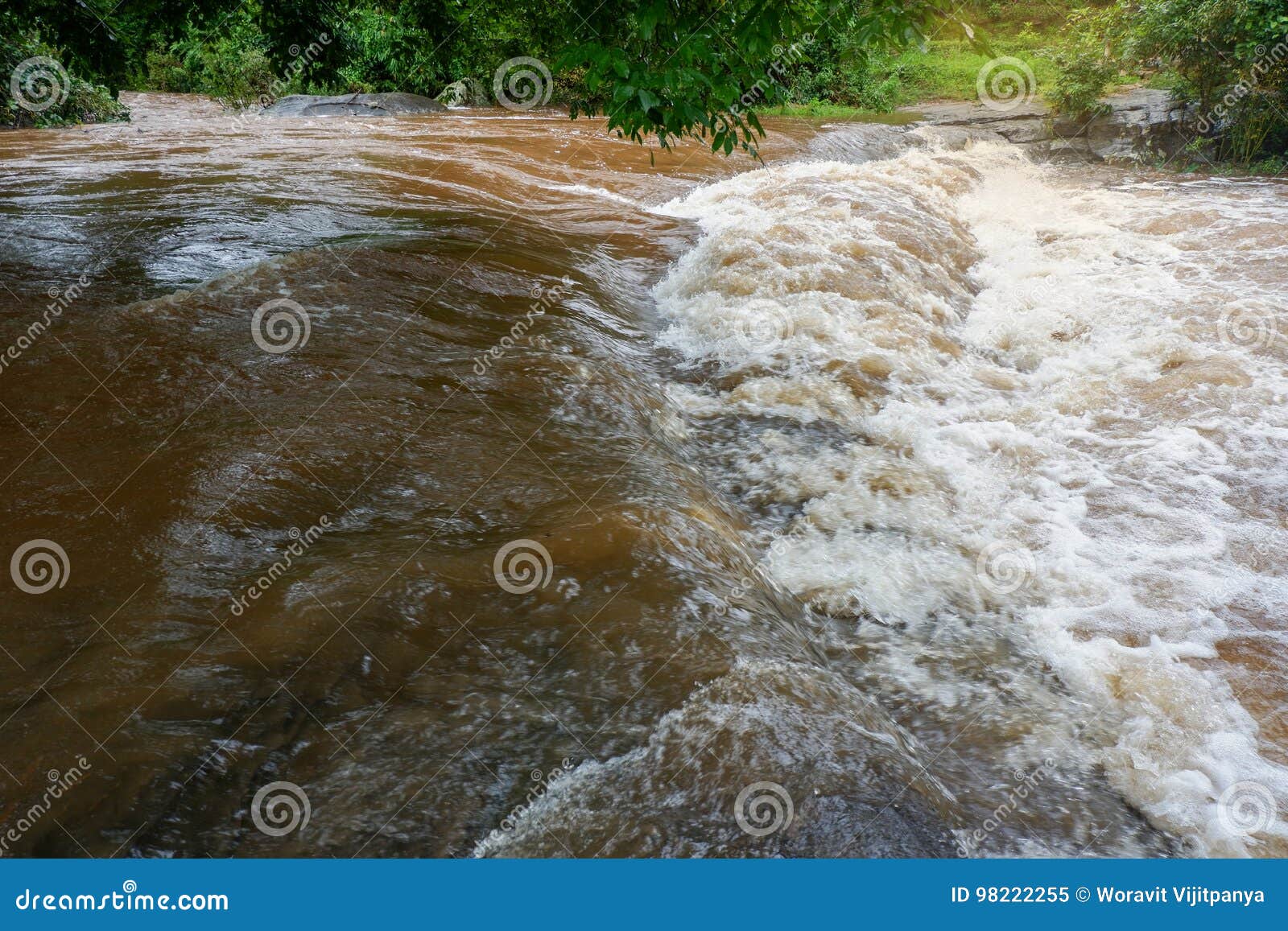 Rapid flow of water stock image. Image of fast, cascade - 98222255