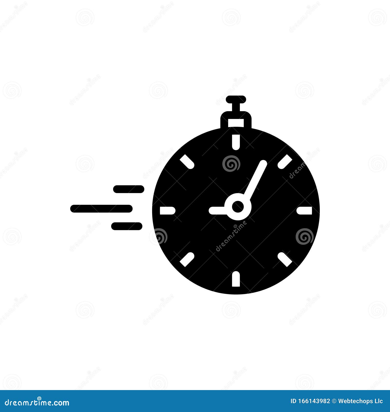 Black Solid Icon for Rapid, Swift and Expeditiously Stock Vector ...