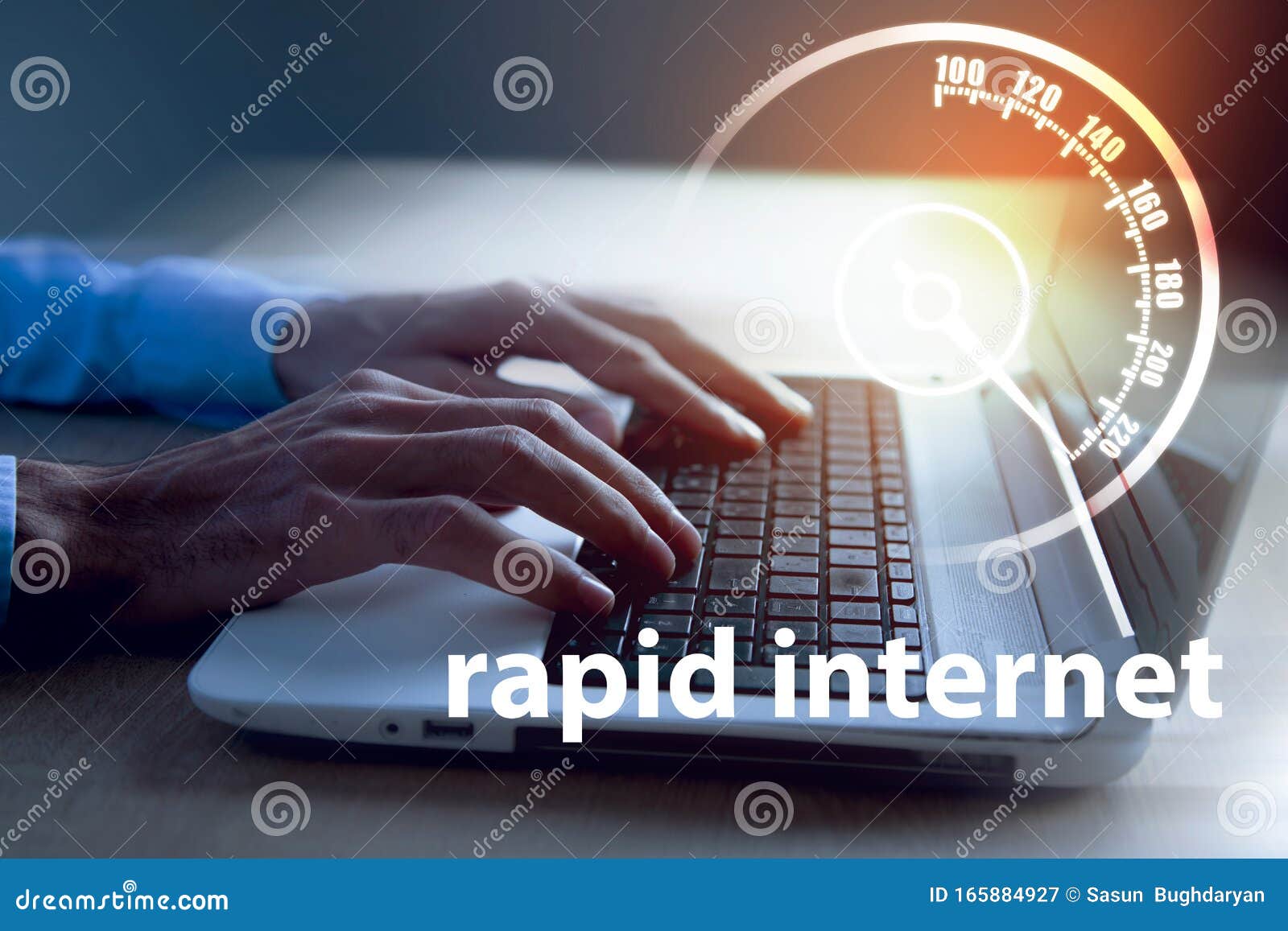 Rapid Internet Speed without Limit Stock Image - Image of element ...