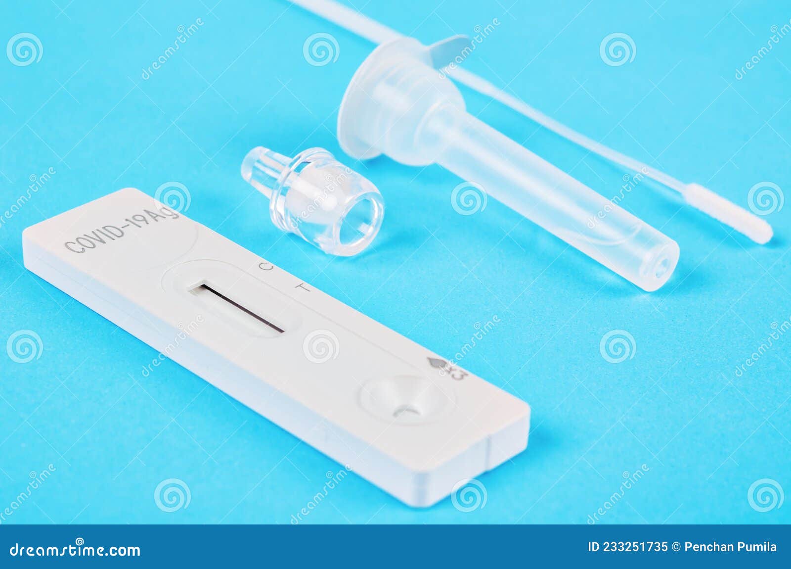 Rapid Kits of Covid-19 Ag Test Seen Stock Image - Image of medical ...