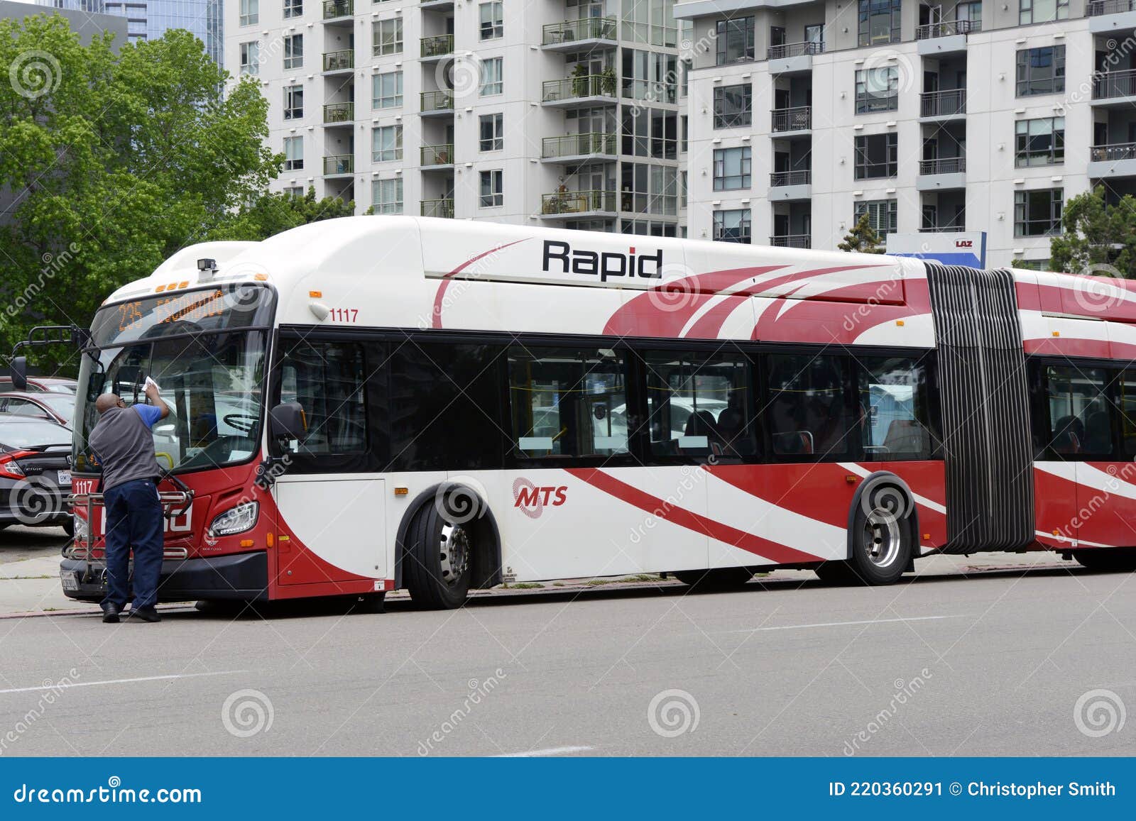 A Rapid MTS (Metropolitan Transit System) Bus Editorial Photo - Image ...