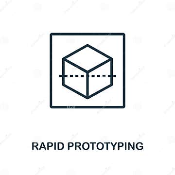 Rapid Prototyping Icon Outline Style. Thin Line Creative Rapid ...