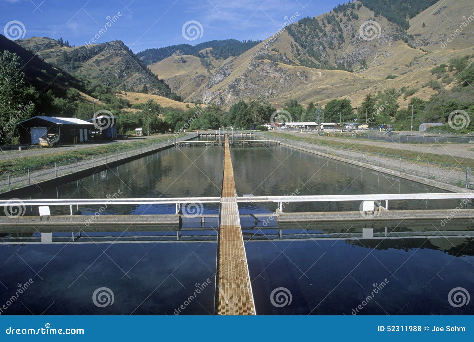 Rapid River Ranch Salmon Fish Hatchery on Route 55, ID Stock Photo ...