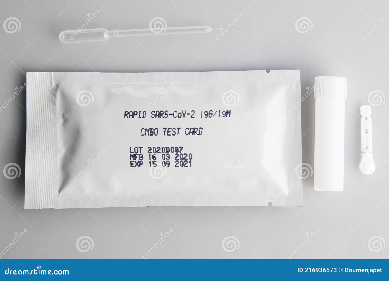 Rapid Sars-cov-2 Blood Test for Self Testing. a Kit of Fast Covid 19 ...