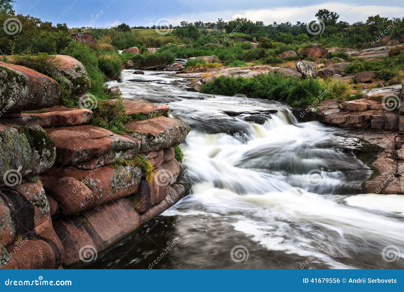 Rapid stream stock photo. Image of water, waterfall, motion - 41679556