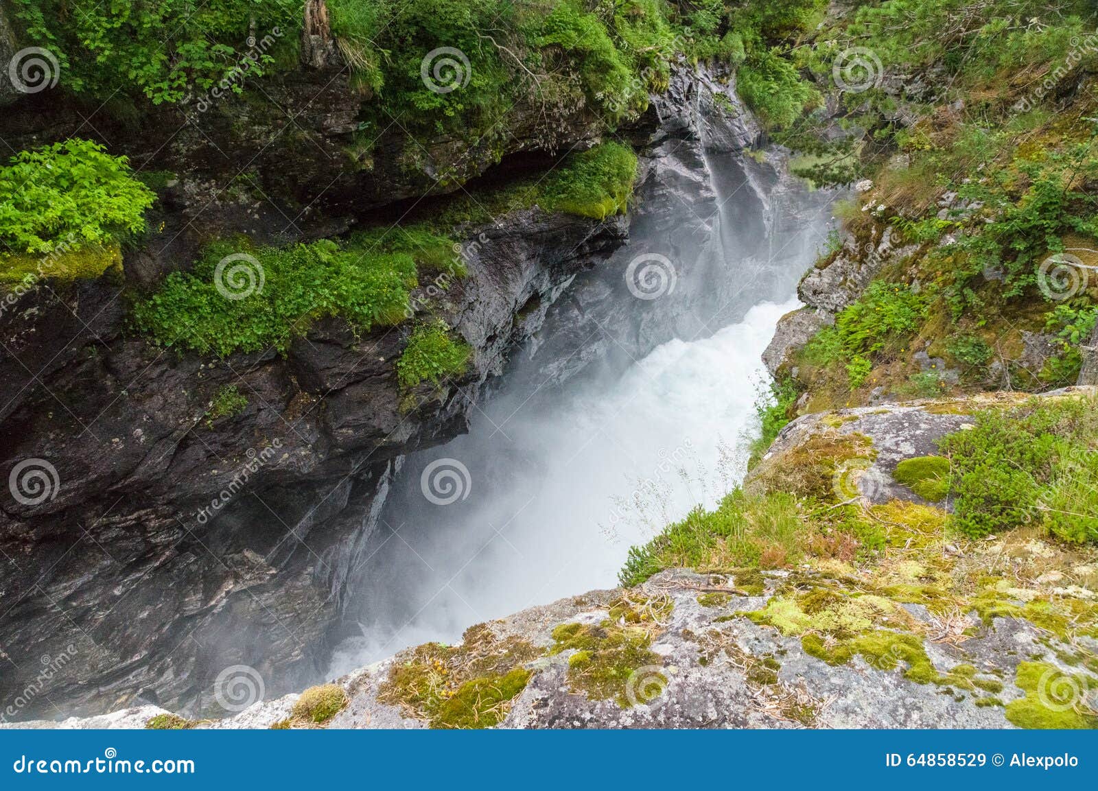 Rapid Stream of Rauma River Stock Image - Image of landscape, foam ...