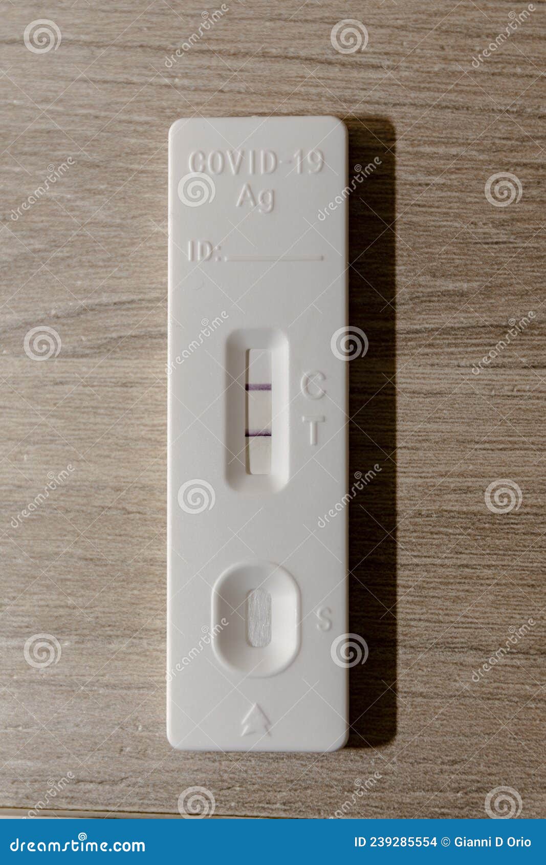 Rapid Swab Kit for Covid Flu Test Stock Photo - Image of diagnostics ...