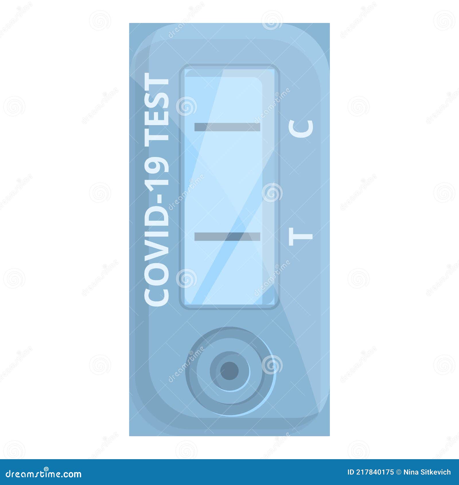 Rapid Test Covid Icon, Cartoon and Flat Style Stock Vector ...