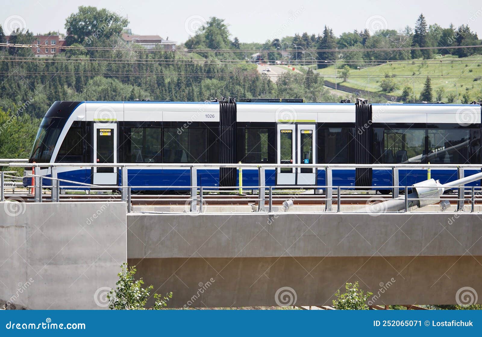 Rapid Transit Train in Edmonton Alberta Editorial Photo - Image of ...