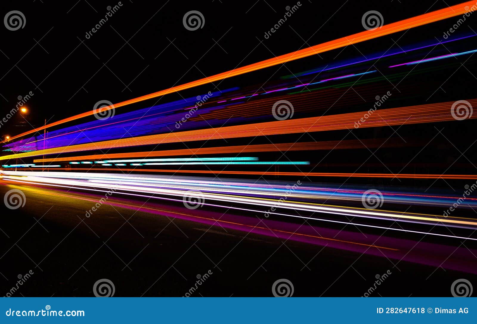 Rapid Truck Lighting , Captured with Low Shutter Stock Photo - Image of ...